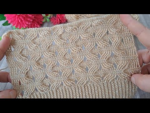 Süper‼️ tığ işi  yelek hırka şal modeli /How to crochet for beginners 