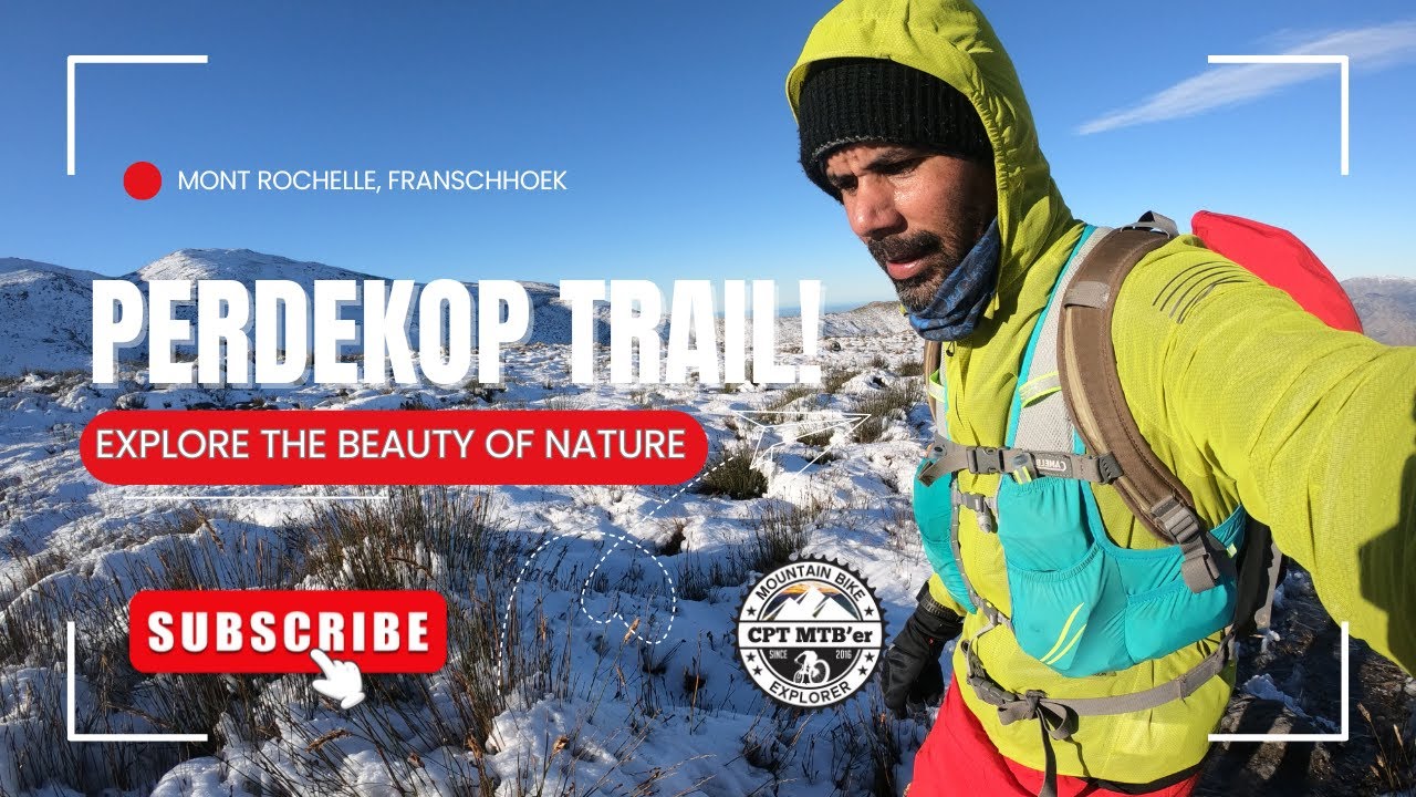 Running Up Perdekop Trail in the Snow | Mont Rochelle Solo Adventure ...