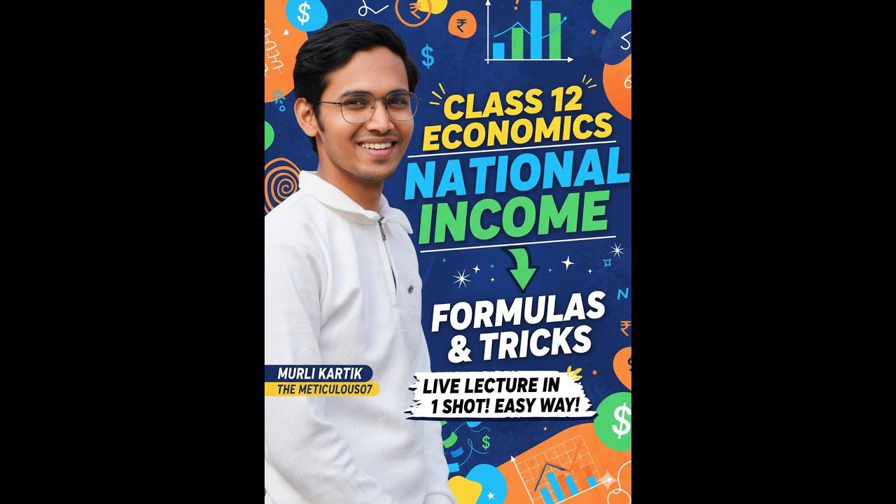 "National Income | Class 12 Economics Live | आसान भाषा में Rules ...