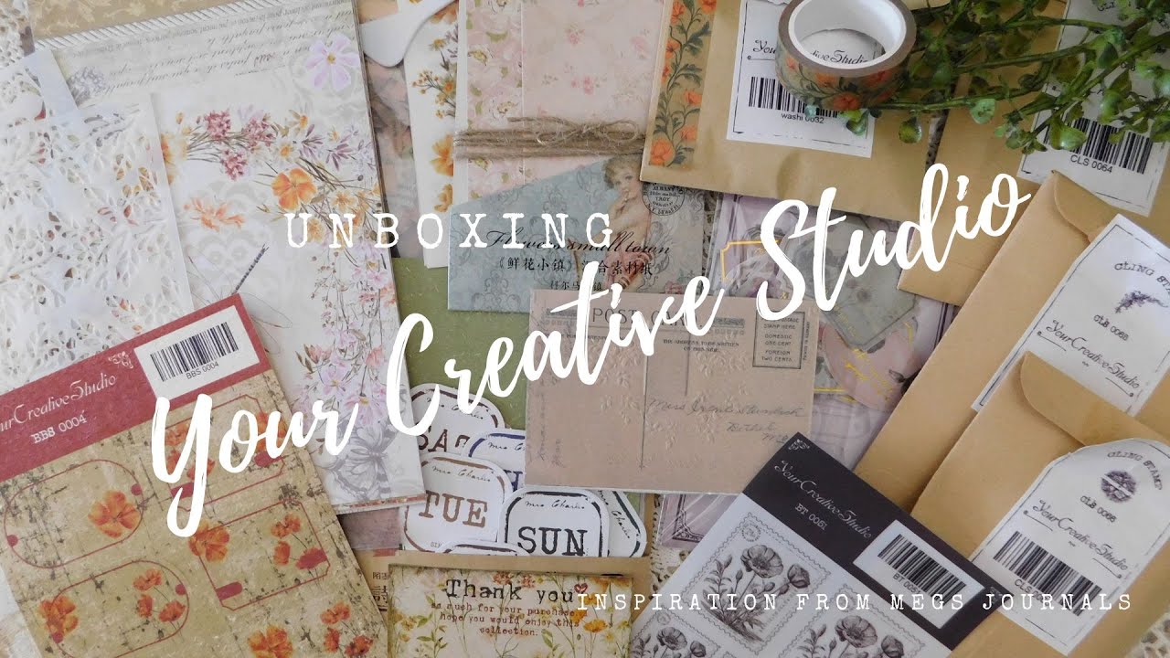 Your Creative Studio Unboxing - What A Fun Box! - YouTube