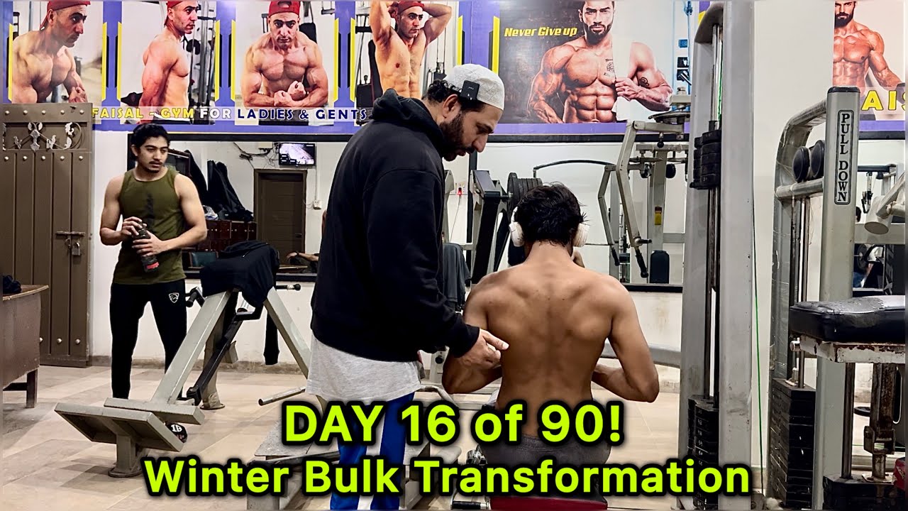 Winter Bulk Day 16 - Back Day Of Natural Bodybuilding 90 Day Bulk ...