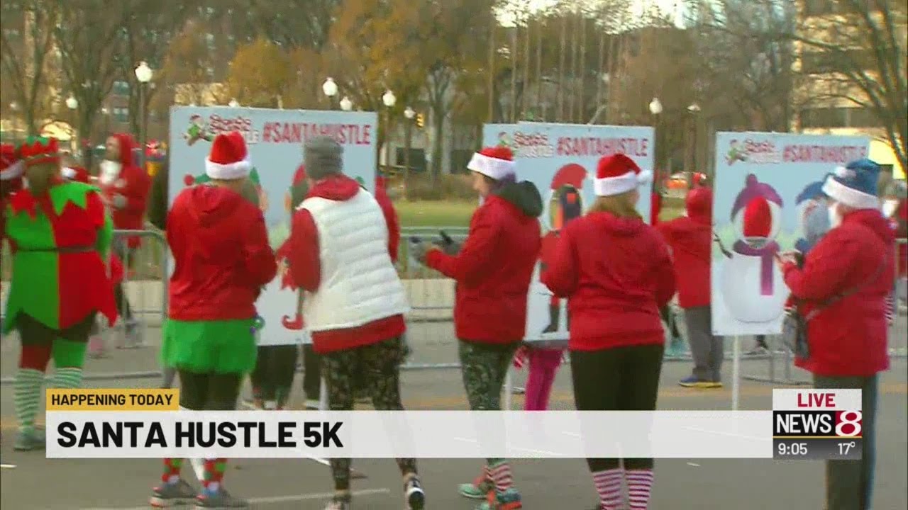 Santa Hustle 5K - YouTube