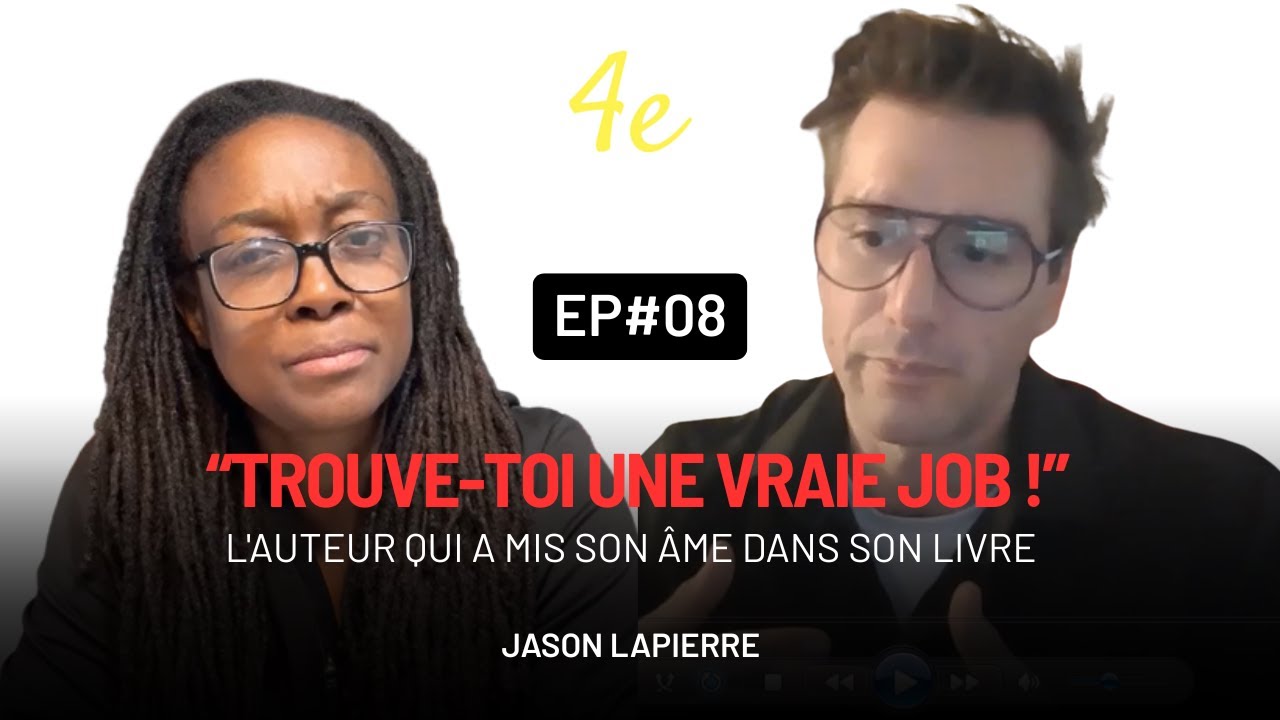 Jason Lapierre : "Trouve-toi une vraie job!" | 4e de couverture - YouTube