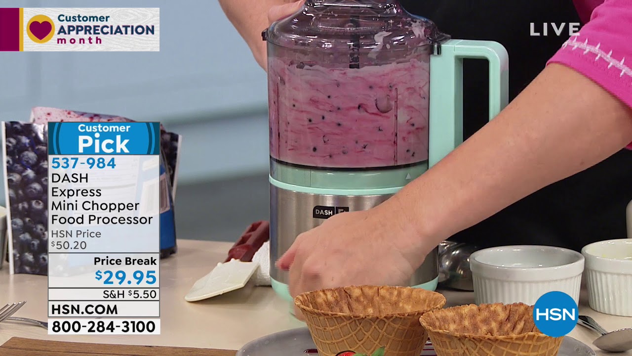 DASH Express Mini Chopper Food Processor - YouTube
