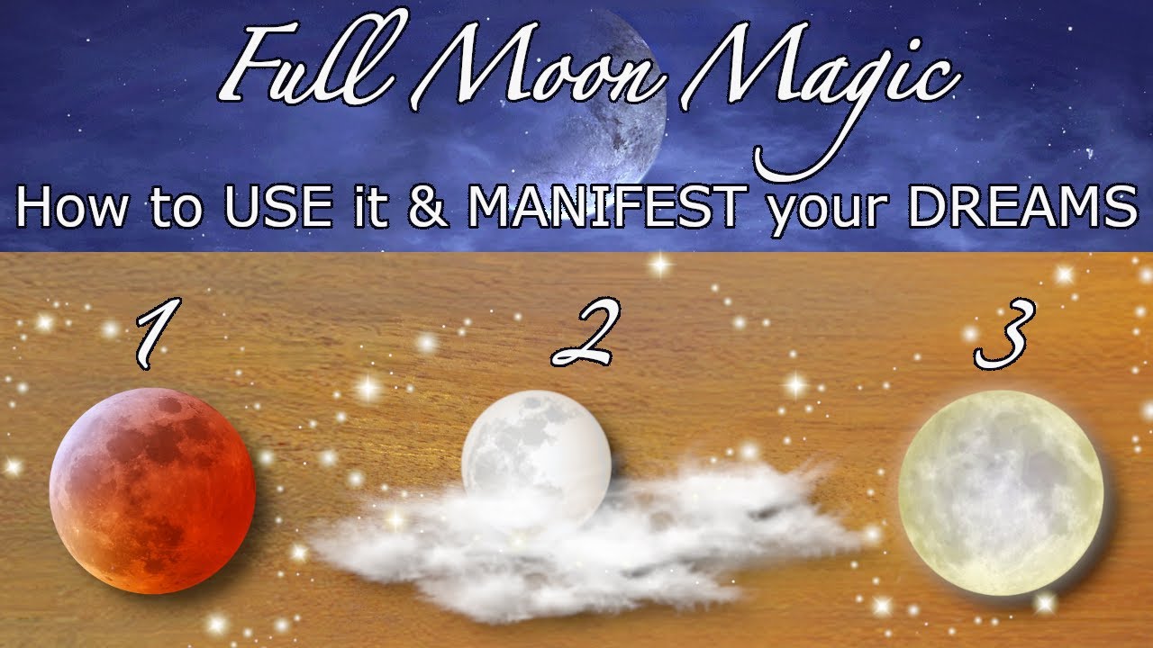 🌕Full Moon Magic🌕 How to Manifest Your Dreams⭐️💫 Timeless Pick a Card ...