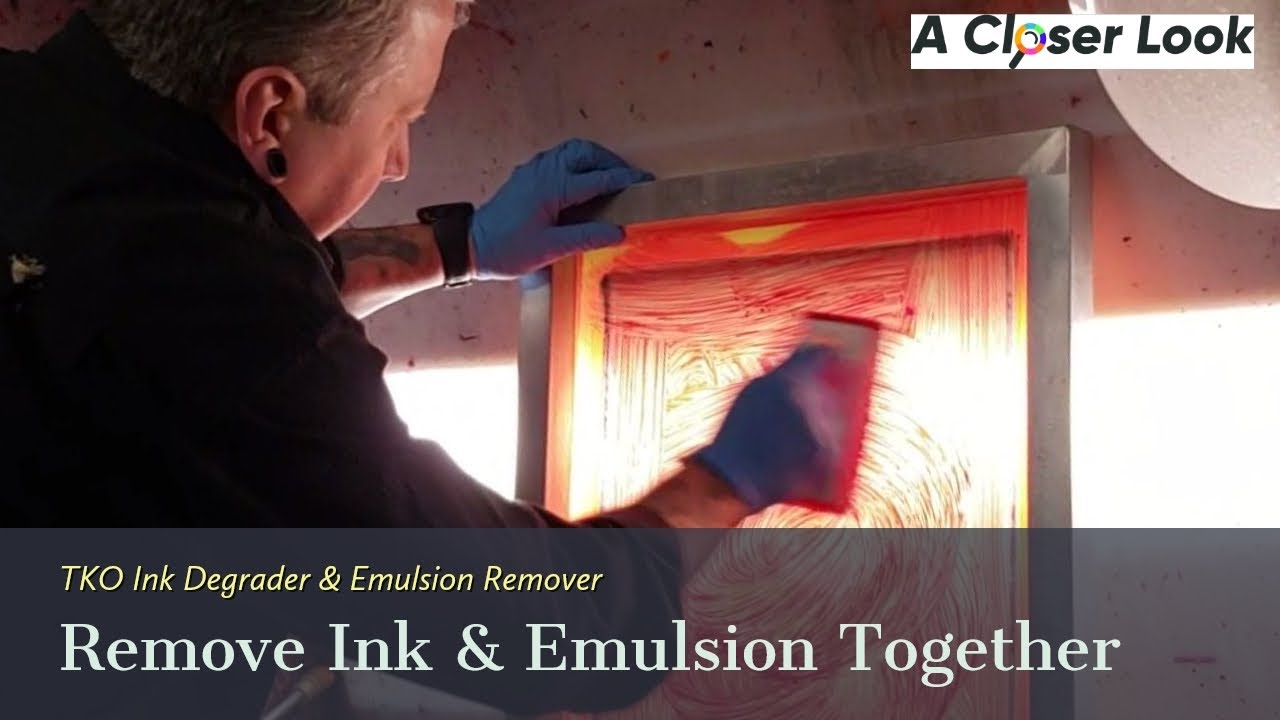 A Closer Look at TKO ink and Emulsion Remover - YouTube