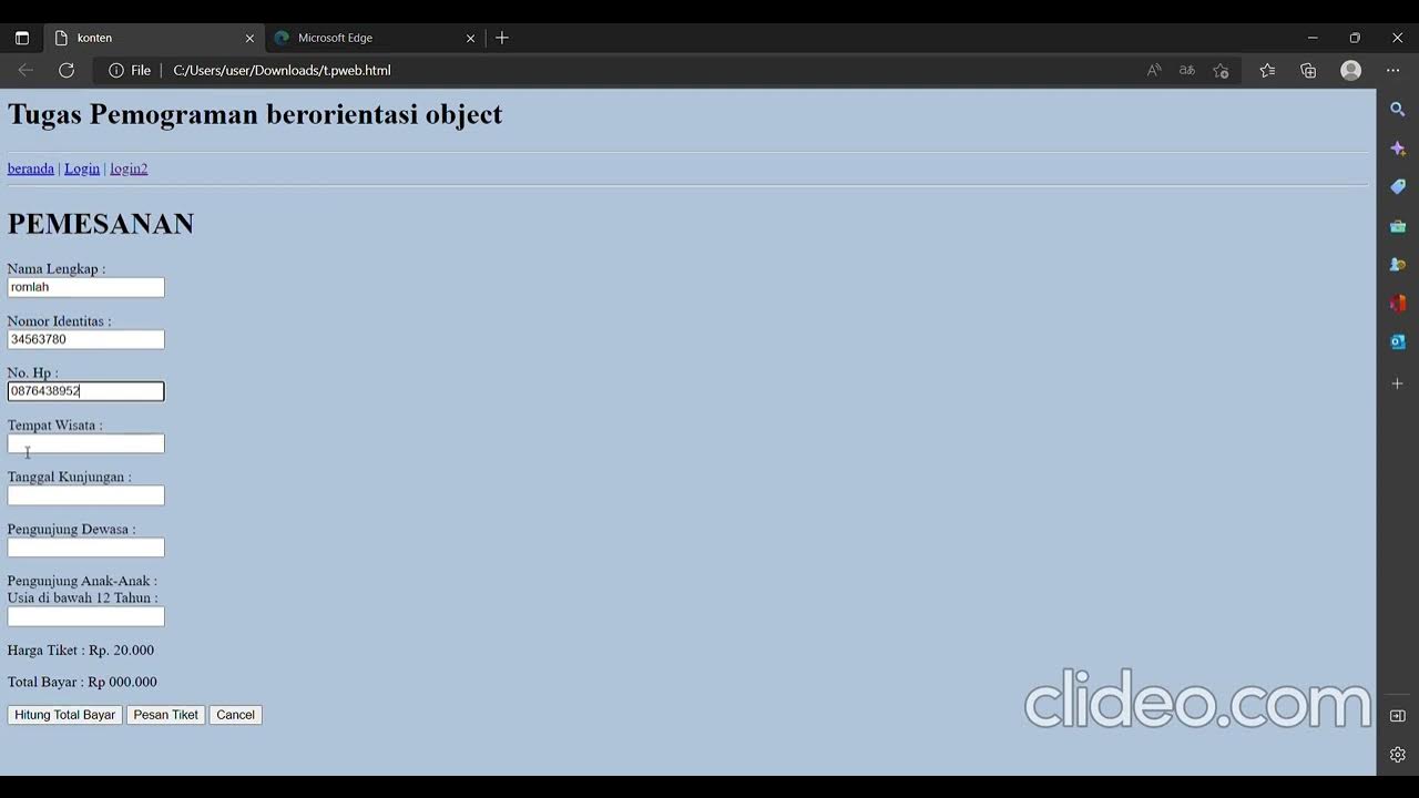 Pemrograman berorientasi object - YouTube
