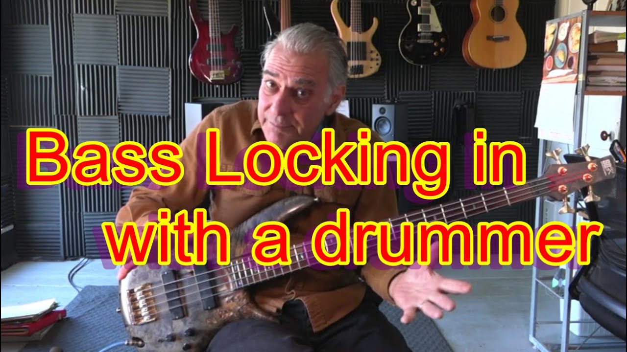 Bass Locking in With Drums - YouTube