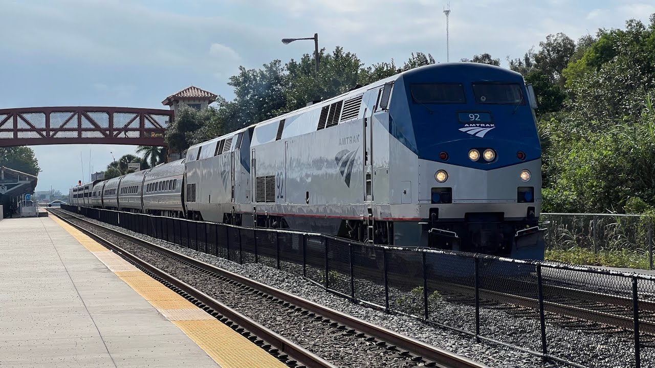 Tri-Rail & Amtrak action on the South Florida Rail Corridor in ...