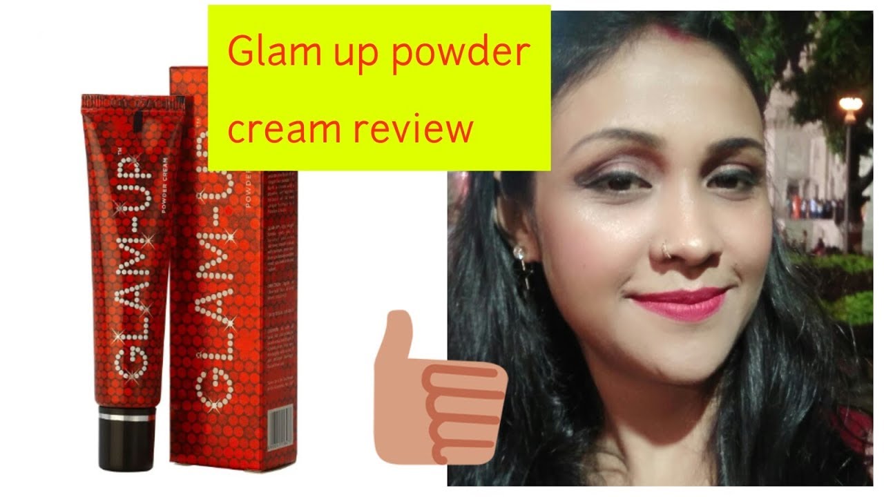 Glam up powder cream review - YouTube