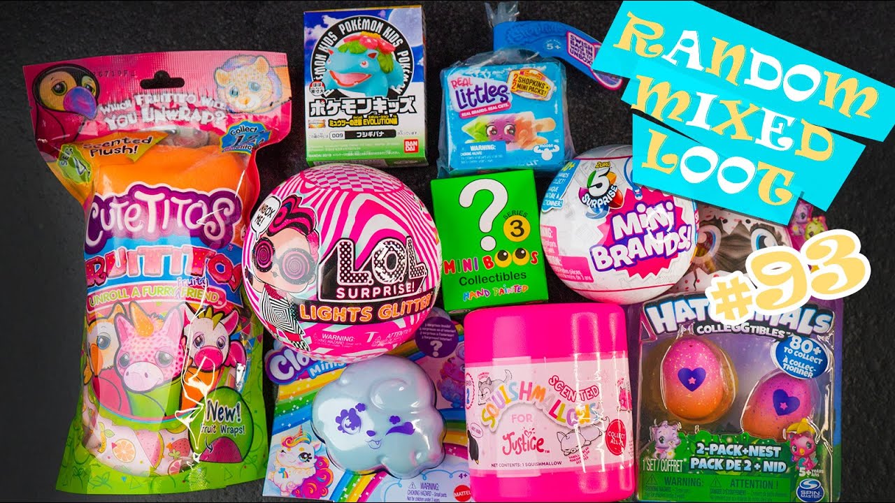 Random And Mixed Loot Opening Surprise Blind Bag Toys Unboxing #93 ...