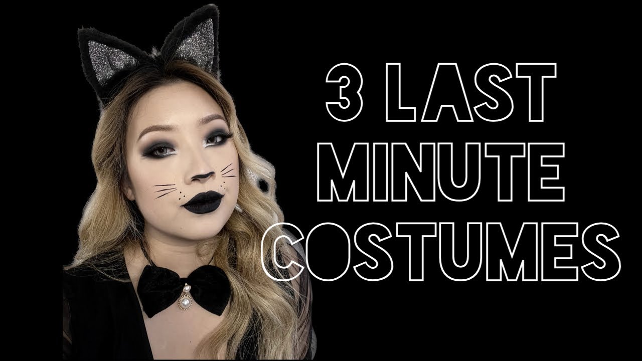 3 Easy Last Minute Halloween Makeup Ideas Youtube