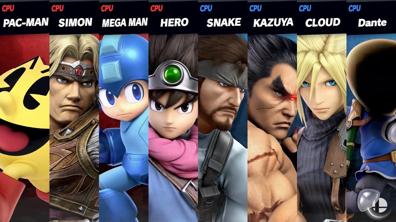 Super Smash Bros. Ultimate - Nintendo Third-Party vs PlayStation Third ...