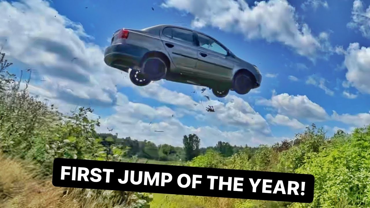 The Ultimate Toyota Echo Car Jump Launch Experiment - YouTube