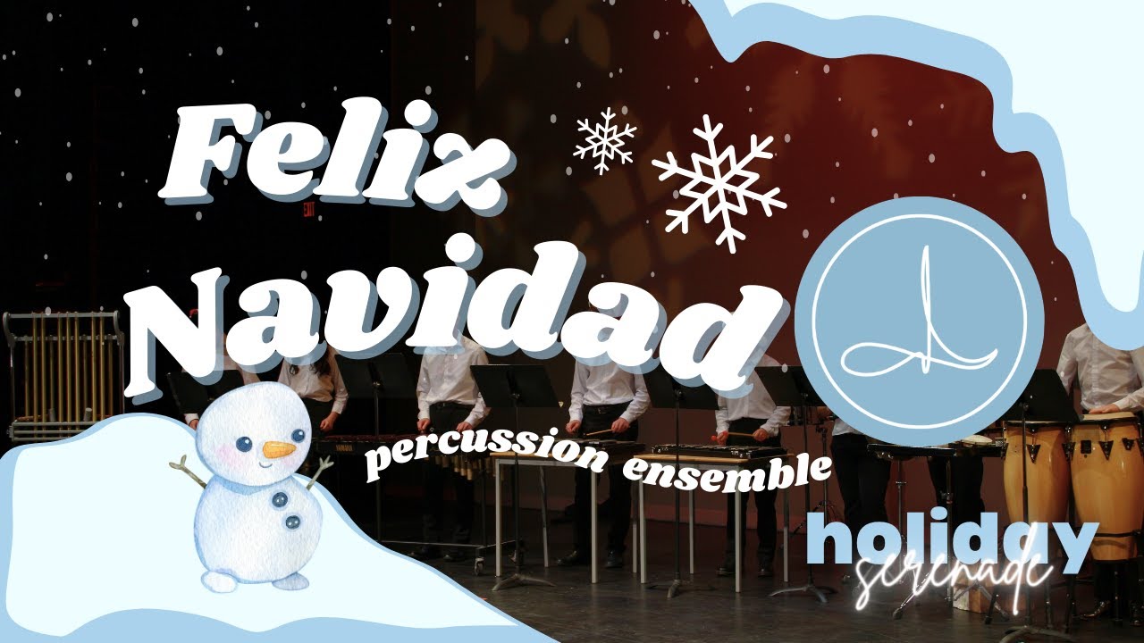 Feliz Navidad - Percussion Ensemble - YouTube