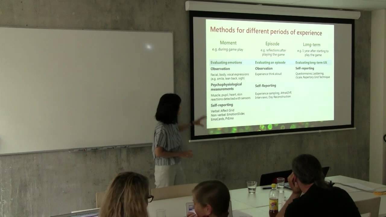User Experience Evaluation Methods by Effie Law - YouTube