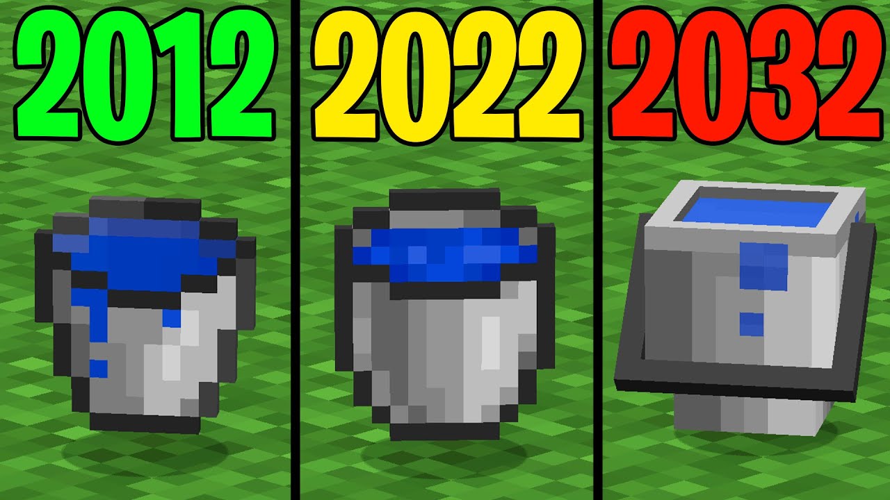 minecraft in 2012 vs 2022 vs 2032 - YouTube