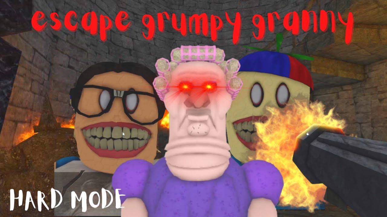 me & my daughter ESCAPE GRUMPY GRANNY, but this time *HARD MODE ...