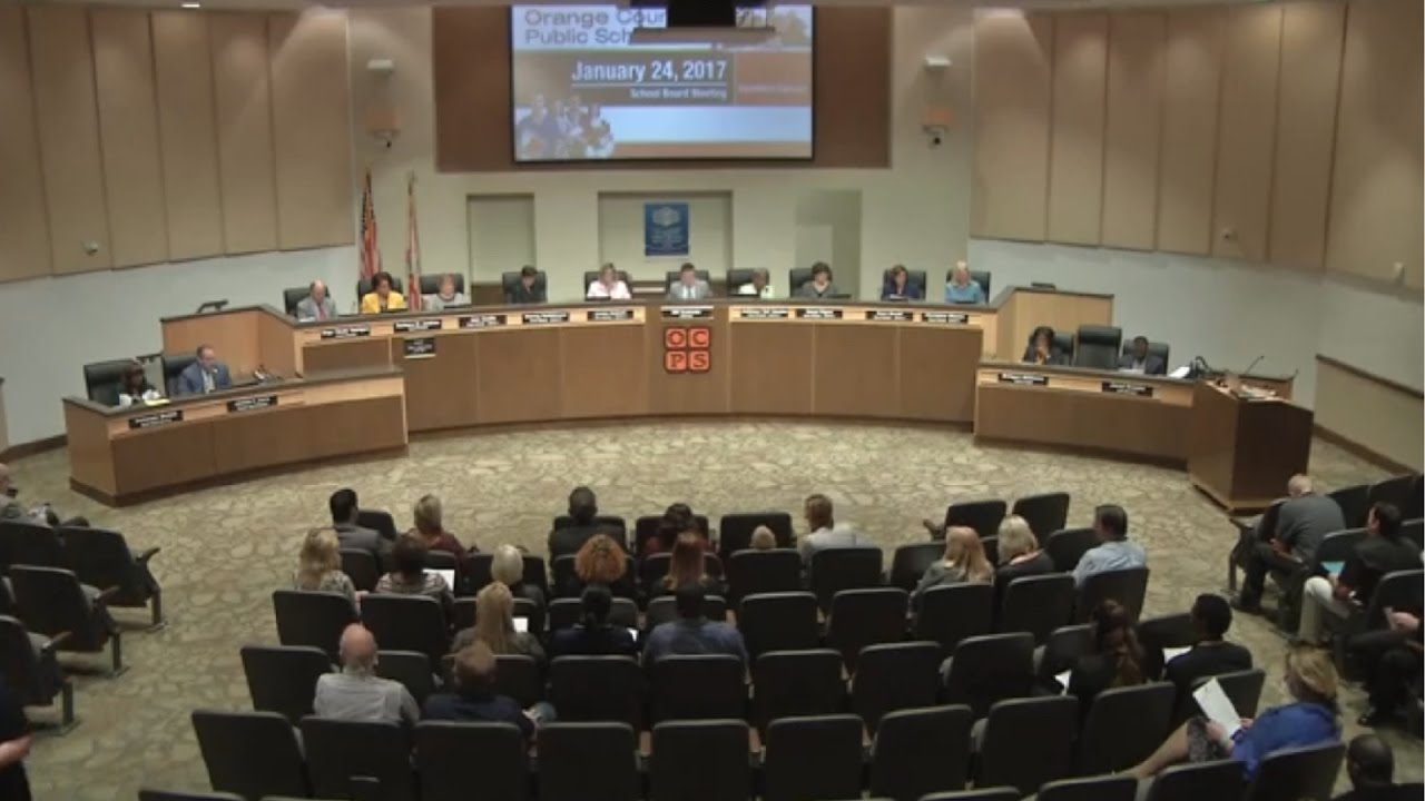 OCPS School Board Recognizes CTE Month 2017 - YouTube