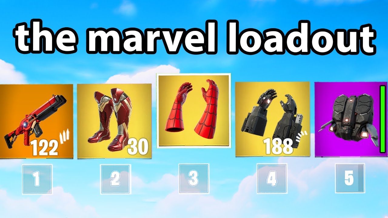 The *MARVEL* LOOT ONLY Challenge in Fortnite - YouTube