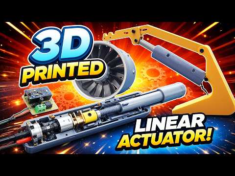 RC Model Arçalar İçin Mini Lineer Aktüatör. DIY Mekanik ve Devre Tasarımı