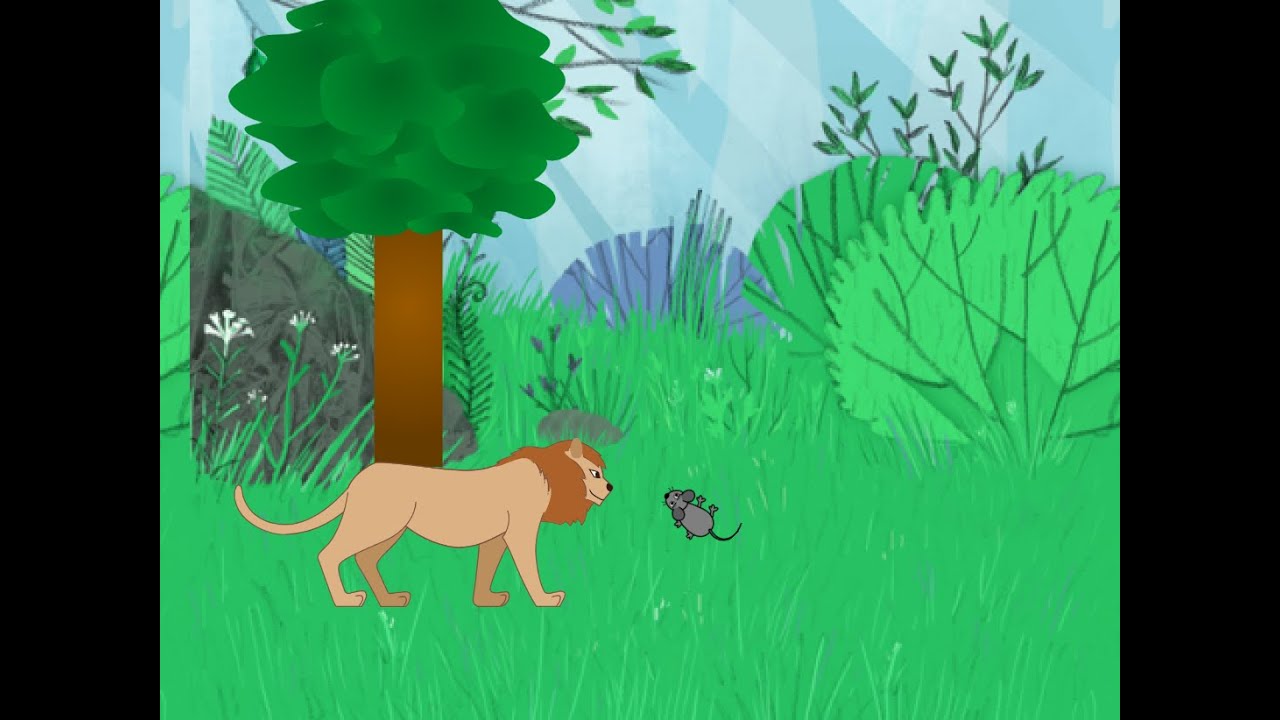 The Lion and the Mouse Story# Lion # Mouse# Scratch Code - YouTube