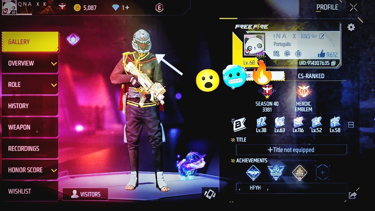 Highlights free fire Rank game - YouTube