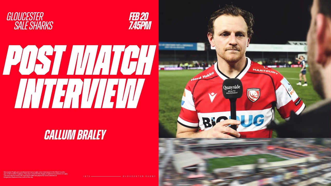 POST MATCH | Callum Braley speaks of his Gloucester return in Kingsholm ...