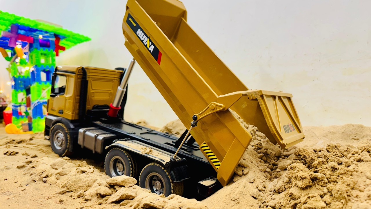 Rc Construction Dump Truck Metal Excavator - YouTube