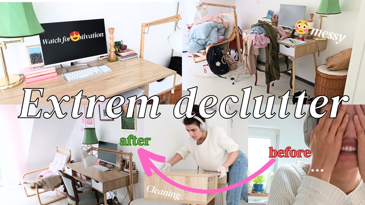 Let's be *PRODUCTIVE* together: DECLUTTER & DEEP CLEAN 🫧 my Apartment with me 🧼 - YouTube