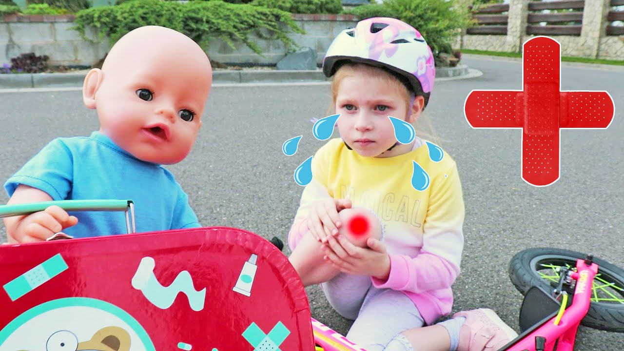 Baby Born dolls Boo Boo story - YouTube