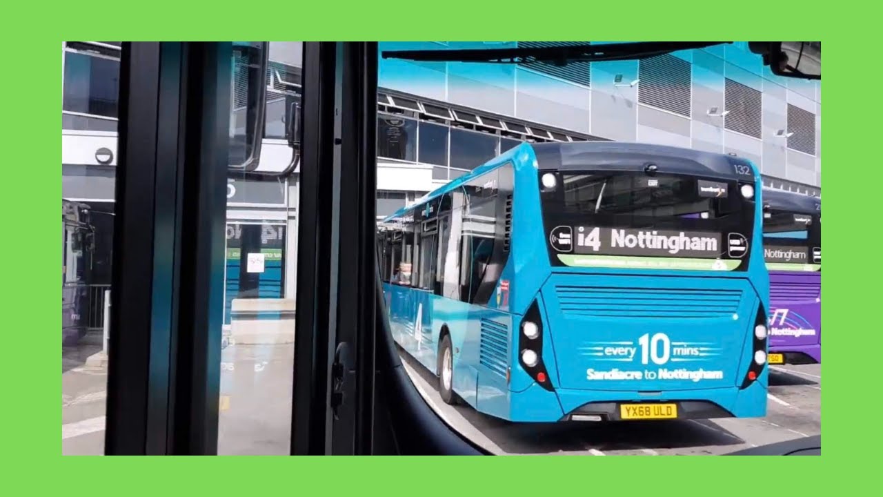 Trent Barton Red Arrow Full Route Journey Visual- Derby to Nottingham ...