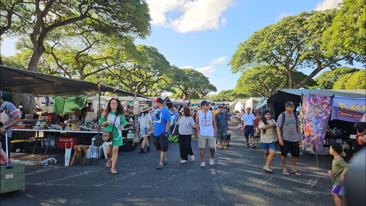 [4K] Aloha Stadium Swap Meet / Flea Market 10/20/24 in Aiea, Oahu ...