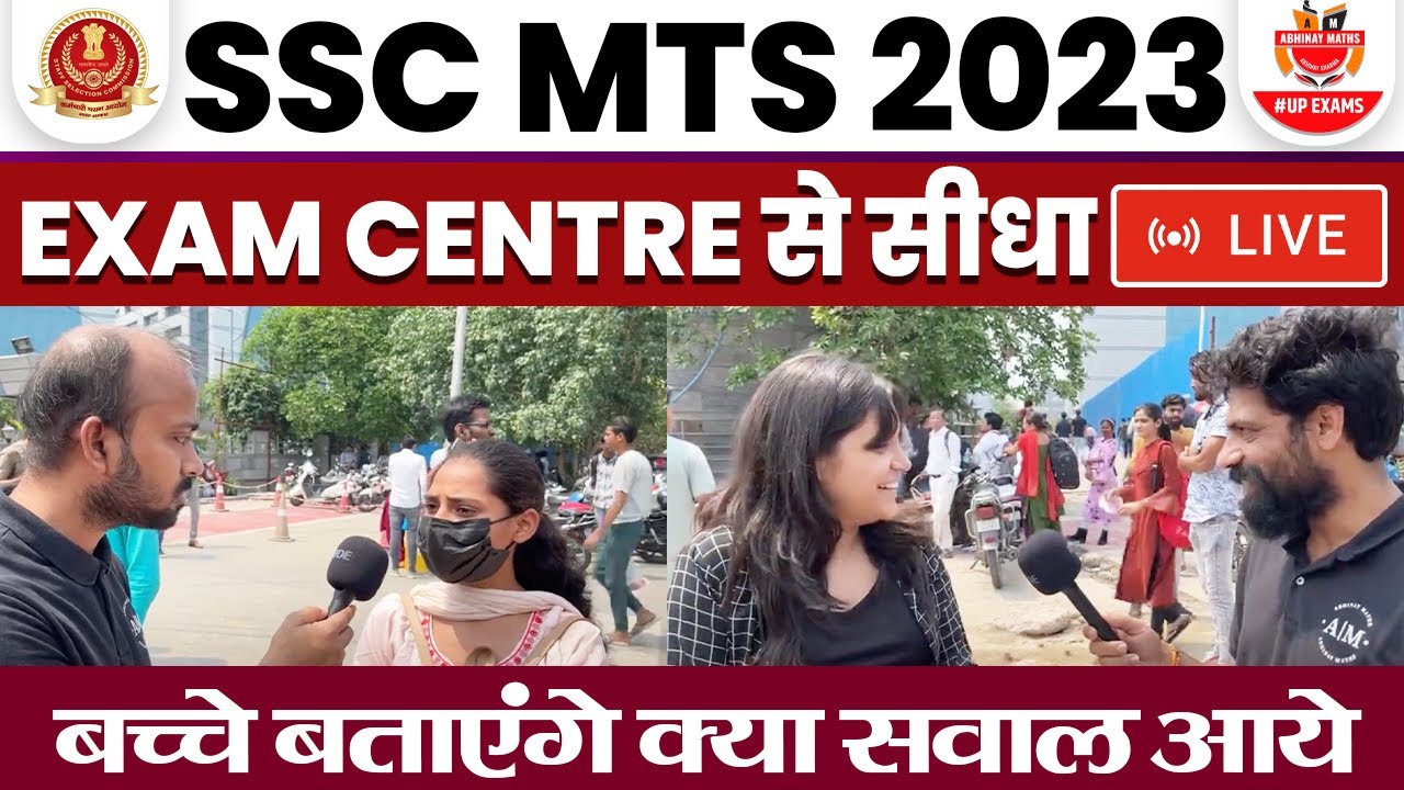 SSC MTS 2023 Analysis (3rd May | Shift 1) Live from Center | SSC MTS ...