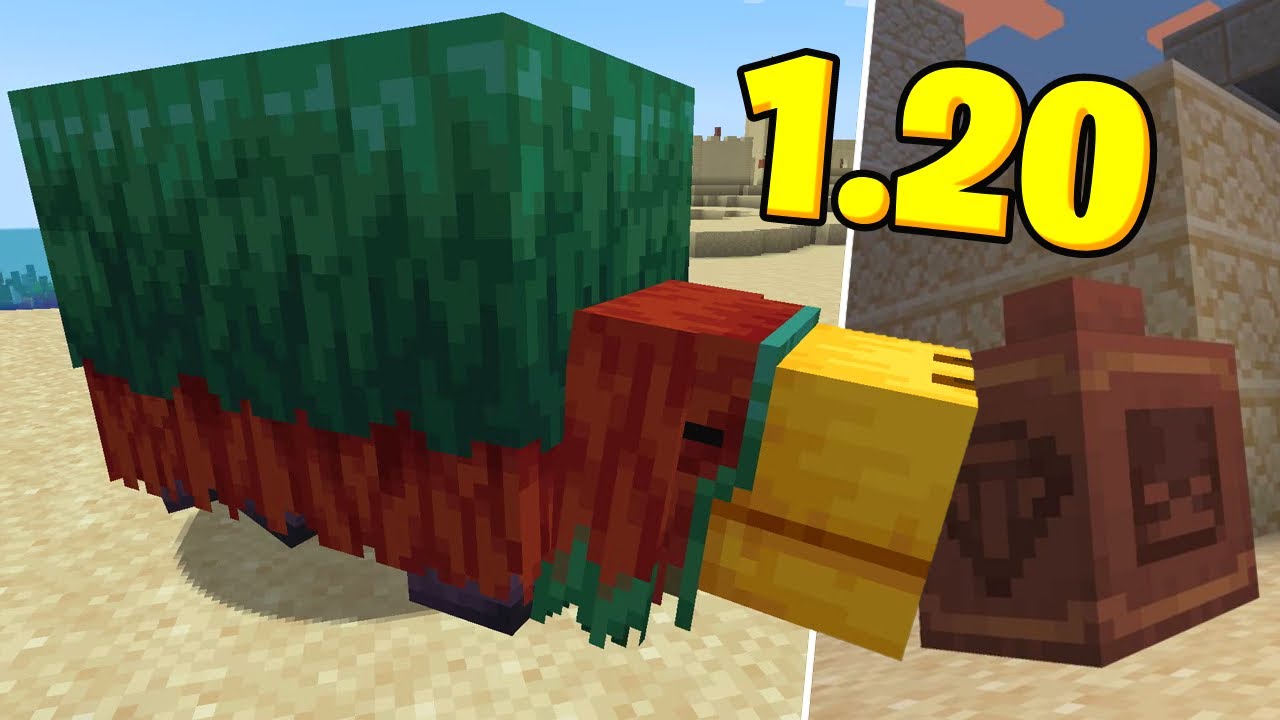 Minecraft 1.20 - Sniffer e Arqueologia estão Conectados! - YouTube