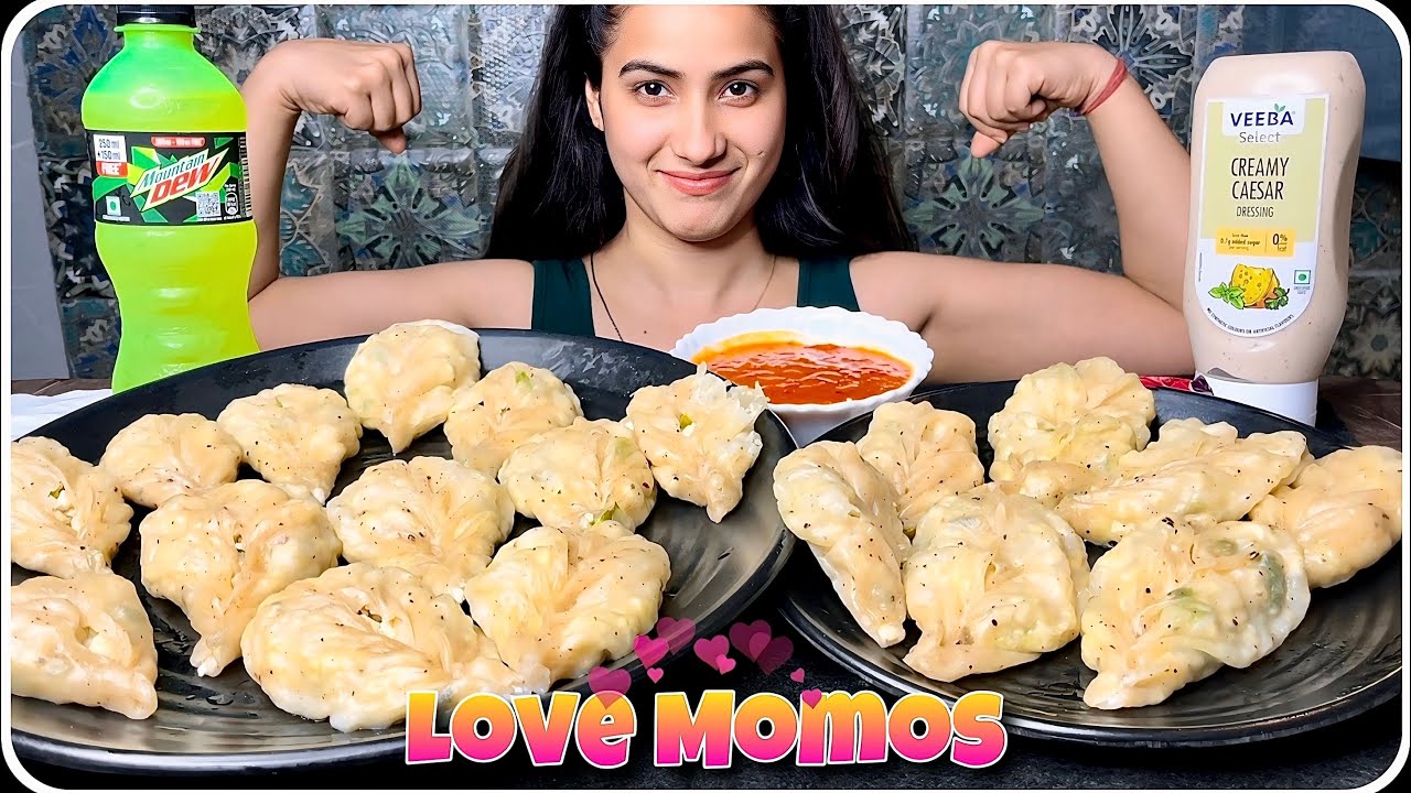 Eating Spicy Momos 🔥🌶️ Momos Eating Challenge, Spicy Paneer Momos # ...