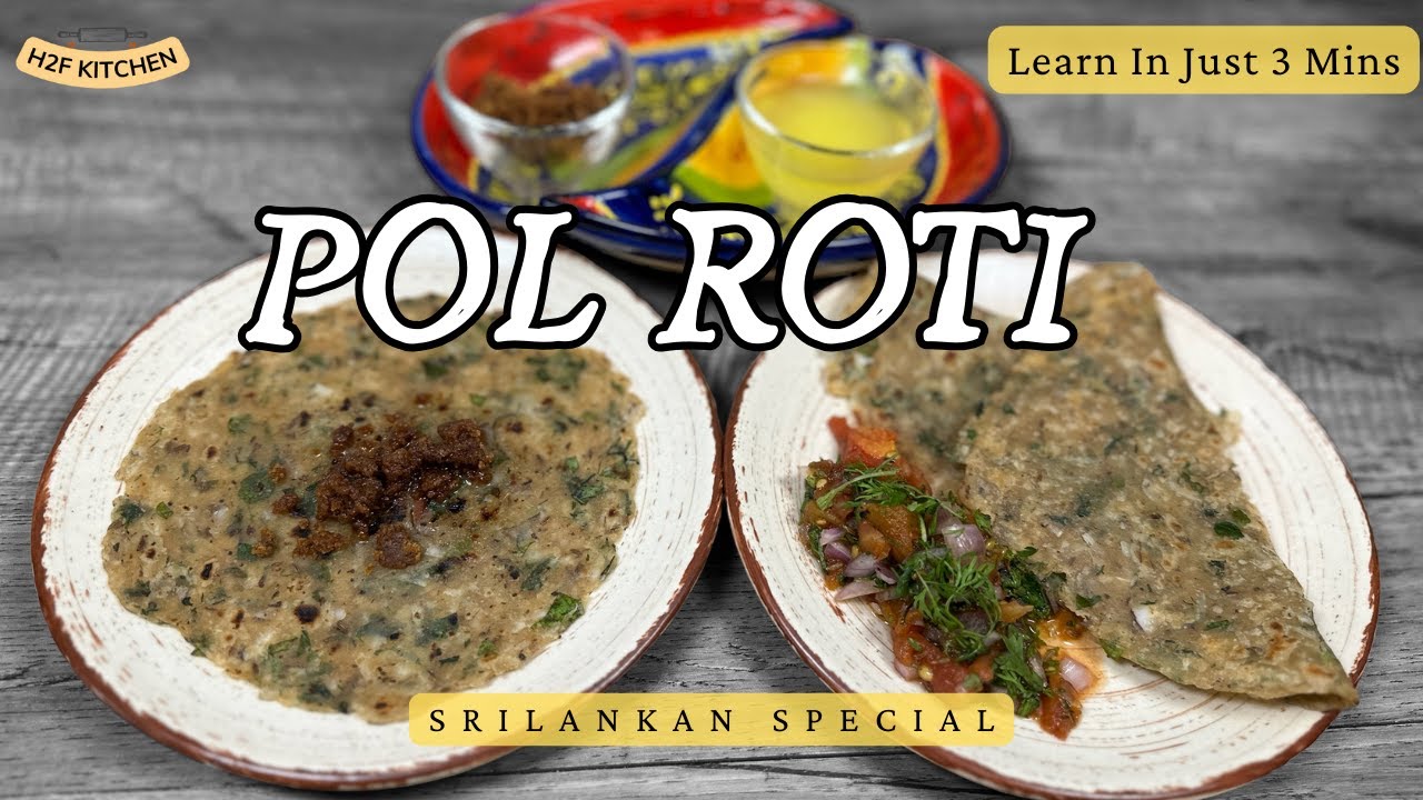 POL ROTI FUSION: UNXPECTED INGREDIENTS, AMAZING TASTE | LEARN IN 3 MINS ...