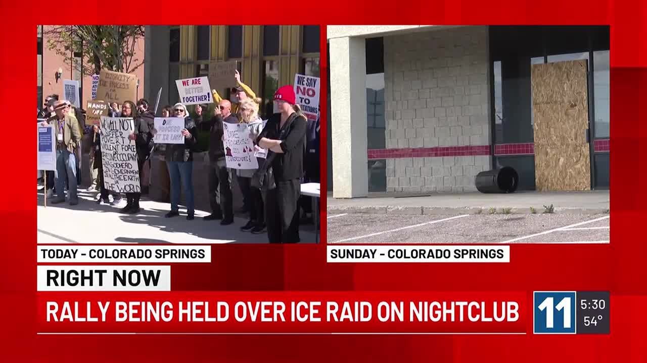 Rally held over raid on Colorado Springs nightclub - YouTube