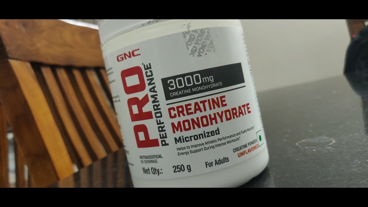 GNC - Creatine Monohydrate Review - YouTube