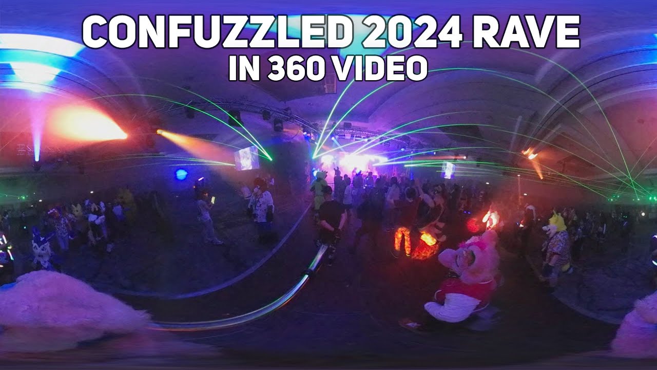 Furry Rave At Confuzzled 2024 In 360 Video - YouTube