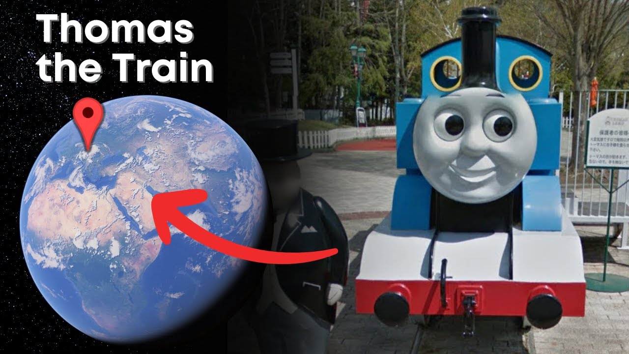 I found Thomas the Train 🚂 on Google Earth and Google Maps 🌎 - YouTube