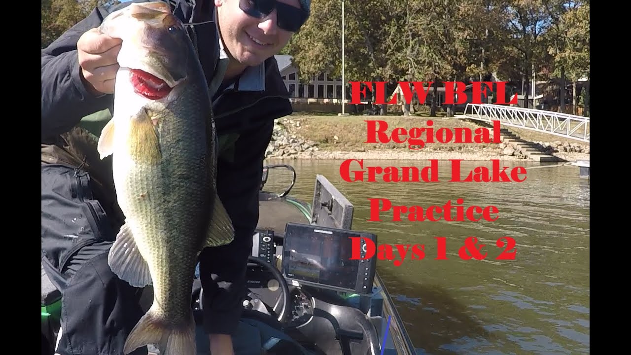 FLW BFL Regional Grand Lake Practice Days 1 and 2 - YouTube