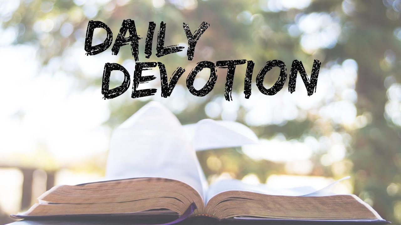 Daily Devotion - Wednesday 6th January - YouTube