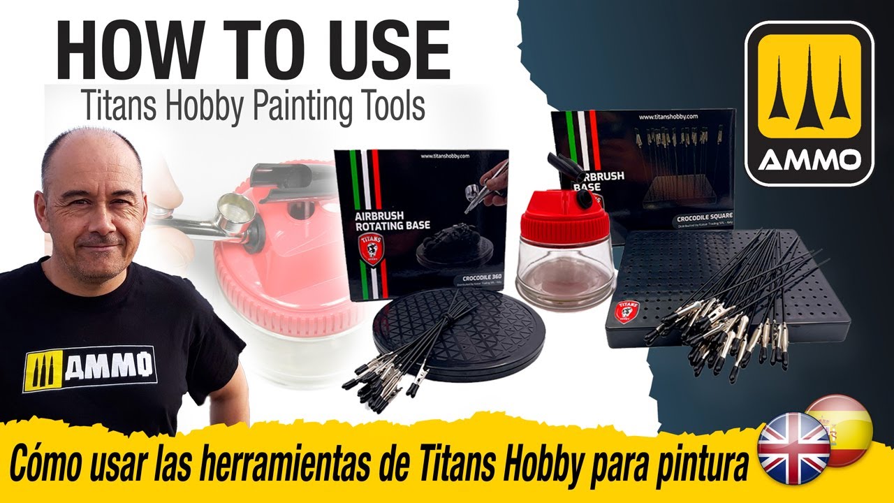 How To Use Titans Hobby Painting Tools/Cómo usar las herramientas de ...