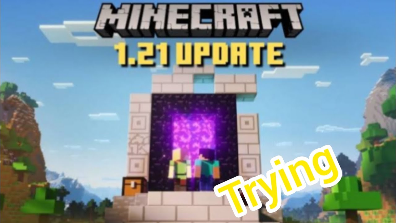 TRYING MINECRAFT 1.21 UPDATE BEFORE | ITEMS ADDED IN 1.21 MCPE - YouTube