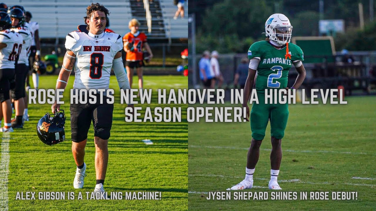 J.H. Rose hosts New Hanover as high football returns to ENC! Full ...