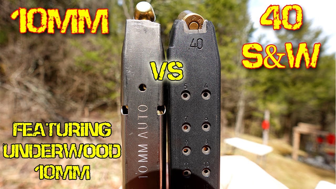 40 S&W vs 10mm auto Battle of the 10MMs! - YouTube