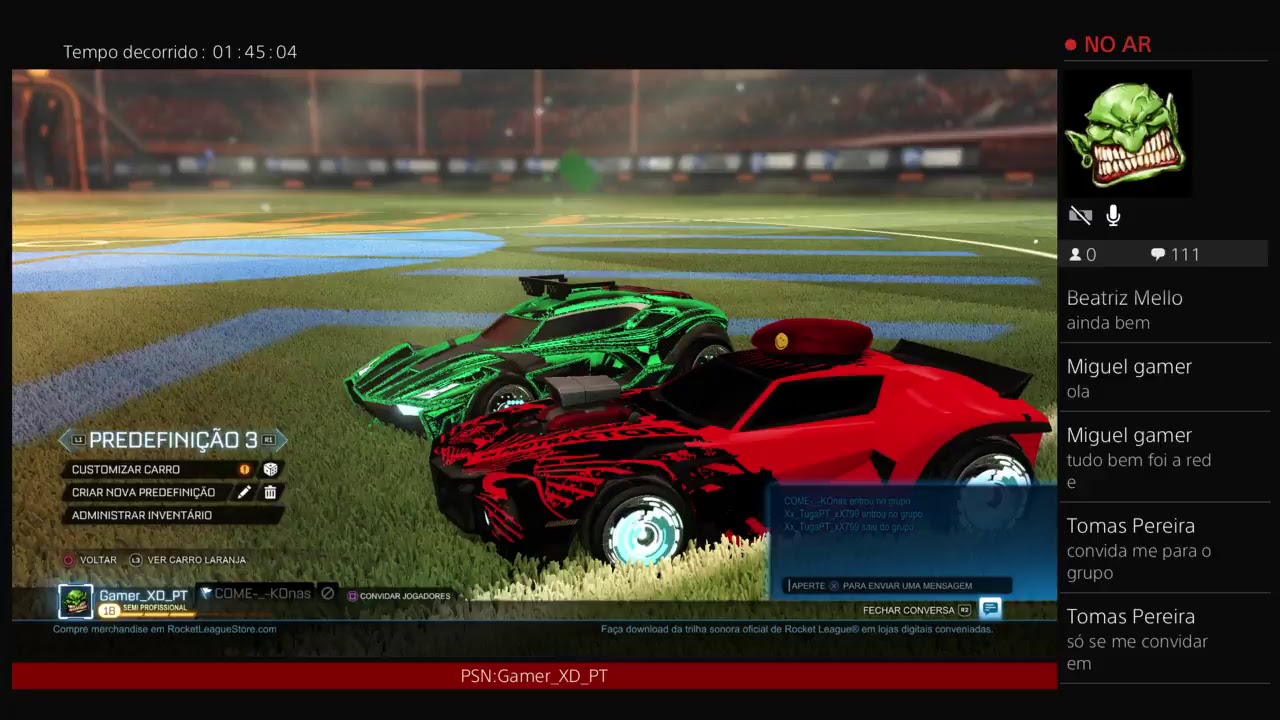 JOGANDO ROCKET LEAGUE C/Zvp Tiago modz #400 |BORA AZIAR;-) - YouTube