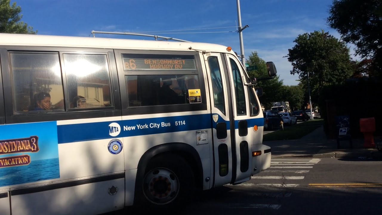 MTA New York City Bus 1999 NovaBus RTS #5114 on the B6 LIMITED @Bedford ...