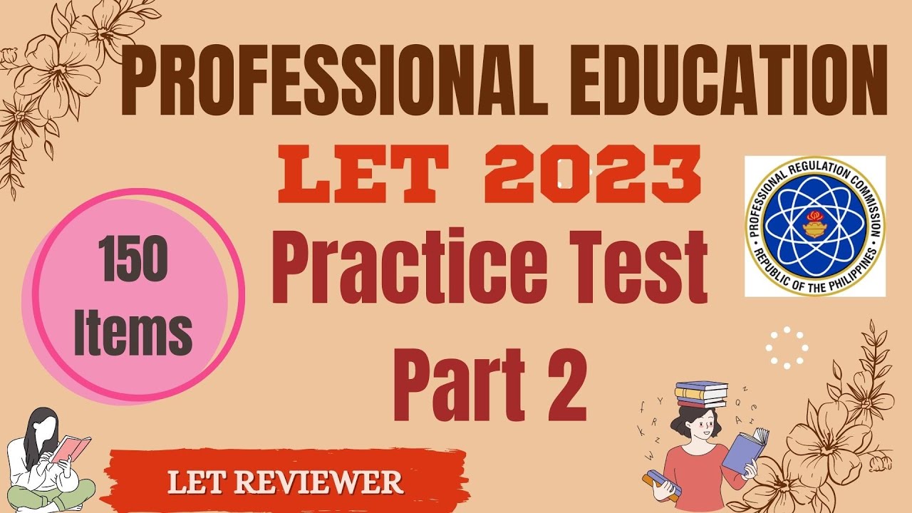 Professional Education Practice Test Part 2 - YouTube